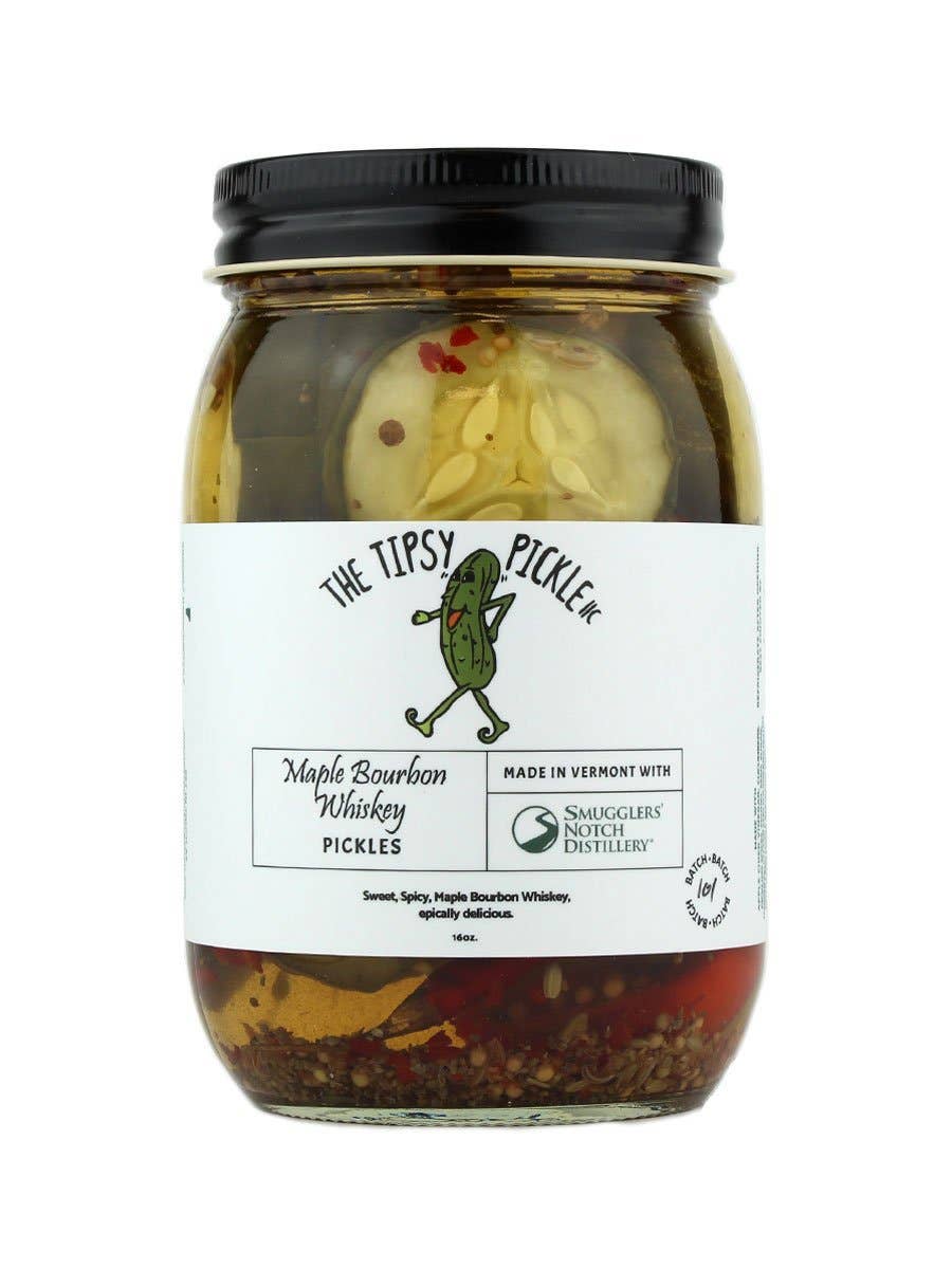 The Tipsy Pickle - Maple Bourbon Whiskey Pickles | JoRetro Vintage Market