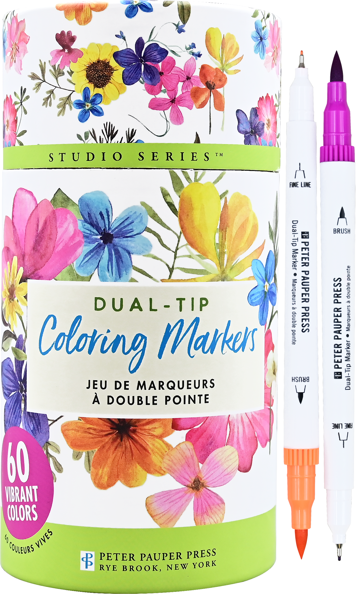 Studio Series Dual-Tip Coloring Markers (set of 60) | JoRetro Vintage ...
