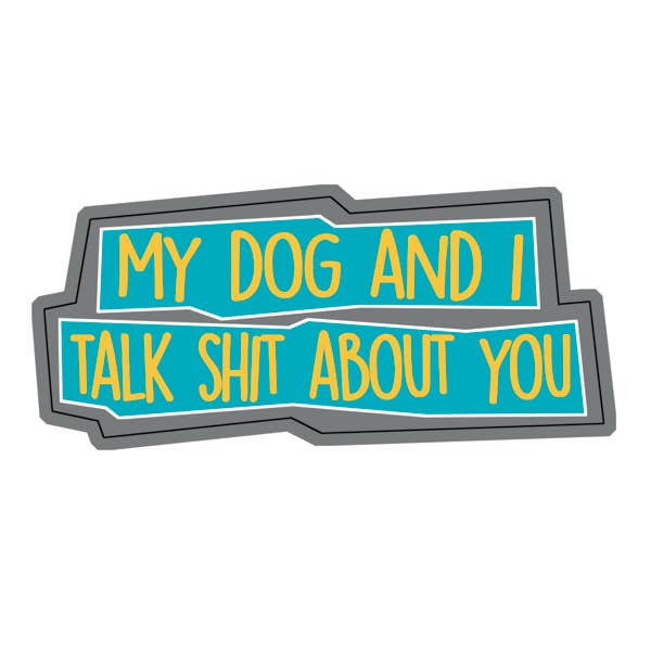 Talk Shit Vinyl Sticker | JoRetro Vintage Market