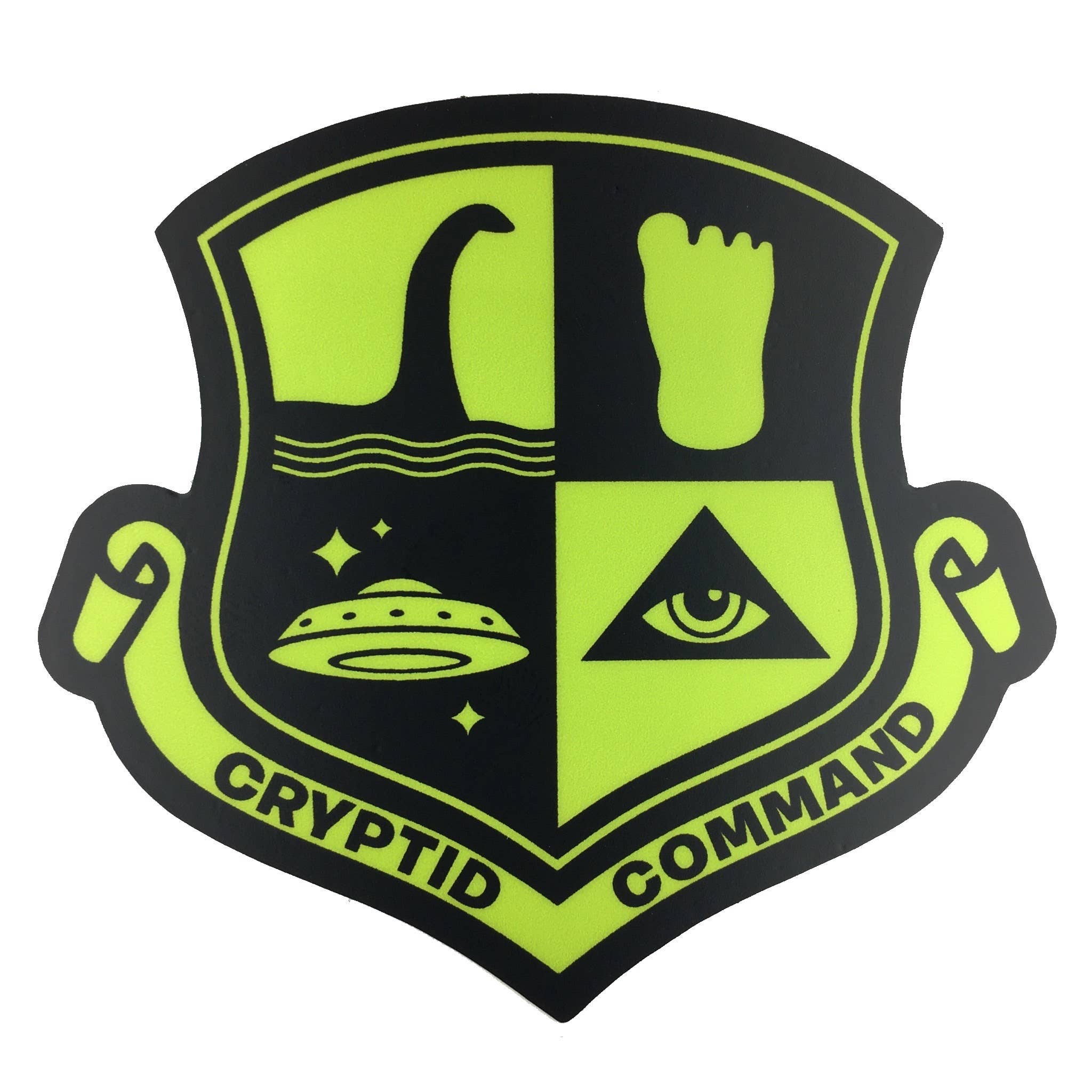 Cryptid Command Military Insignia Cryptozoology Sticker | JoRetro ...