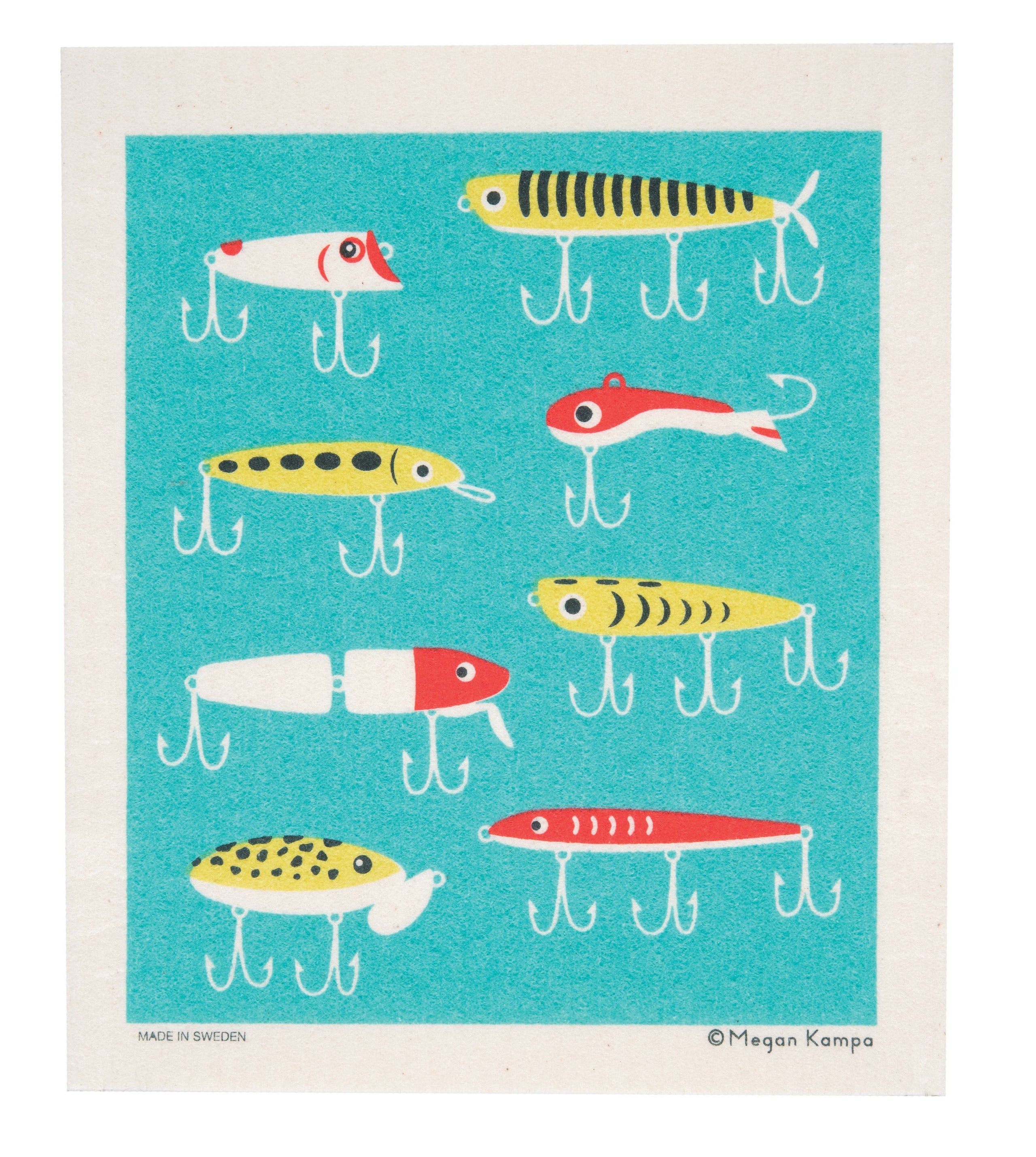 Swedish Dishcloth - MK Fishing Lures | JoRetro Vintage Market