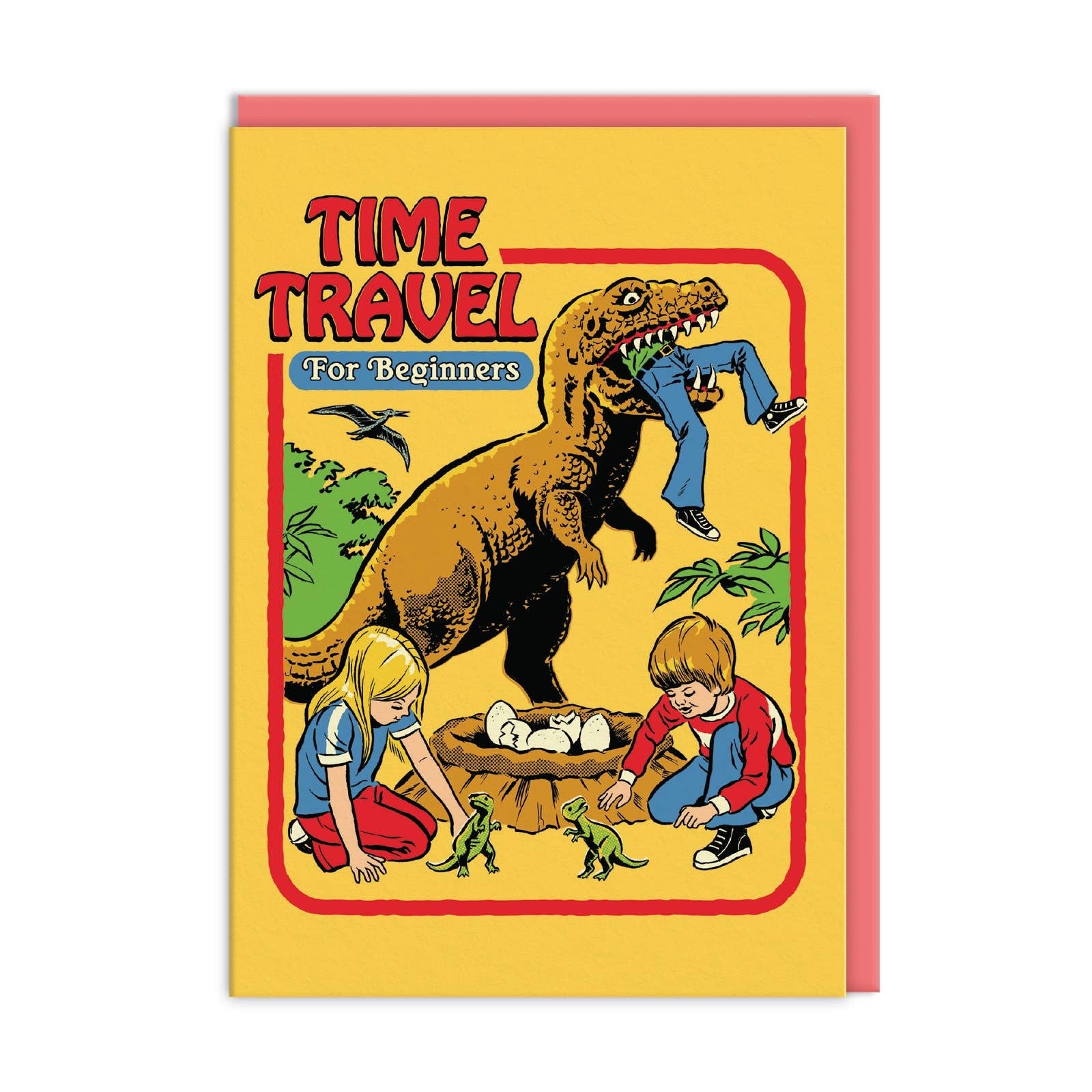 Time Travel Greeting Card | JoRetro Vintage Market