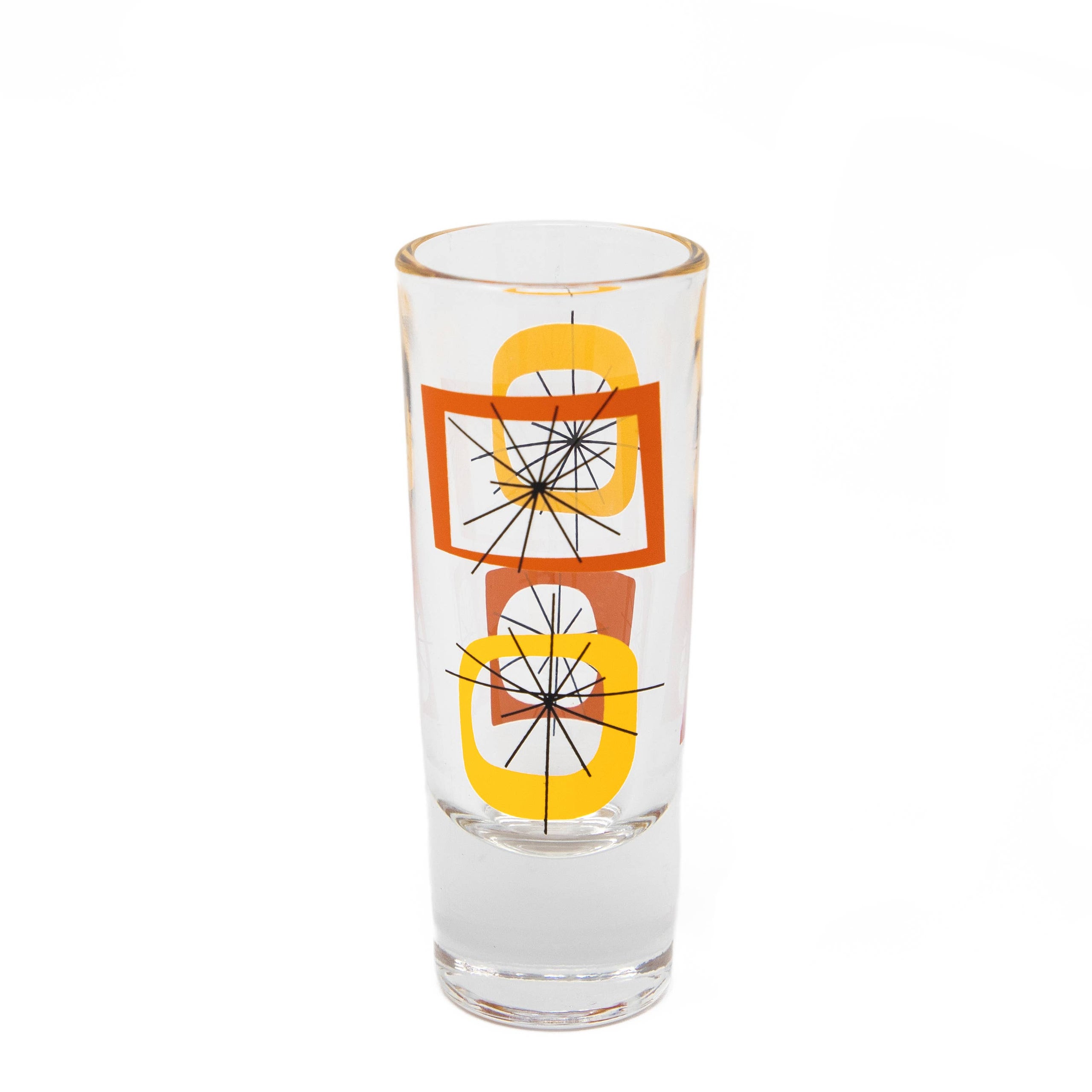 Atomic Shot Glass - Orange | JoRetro Vintage Market