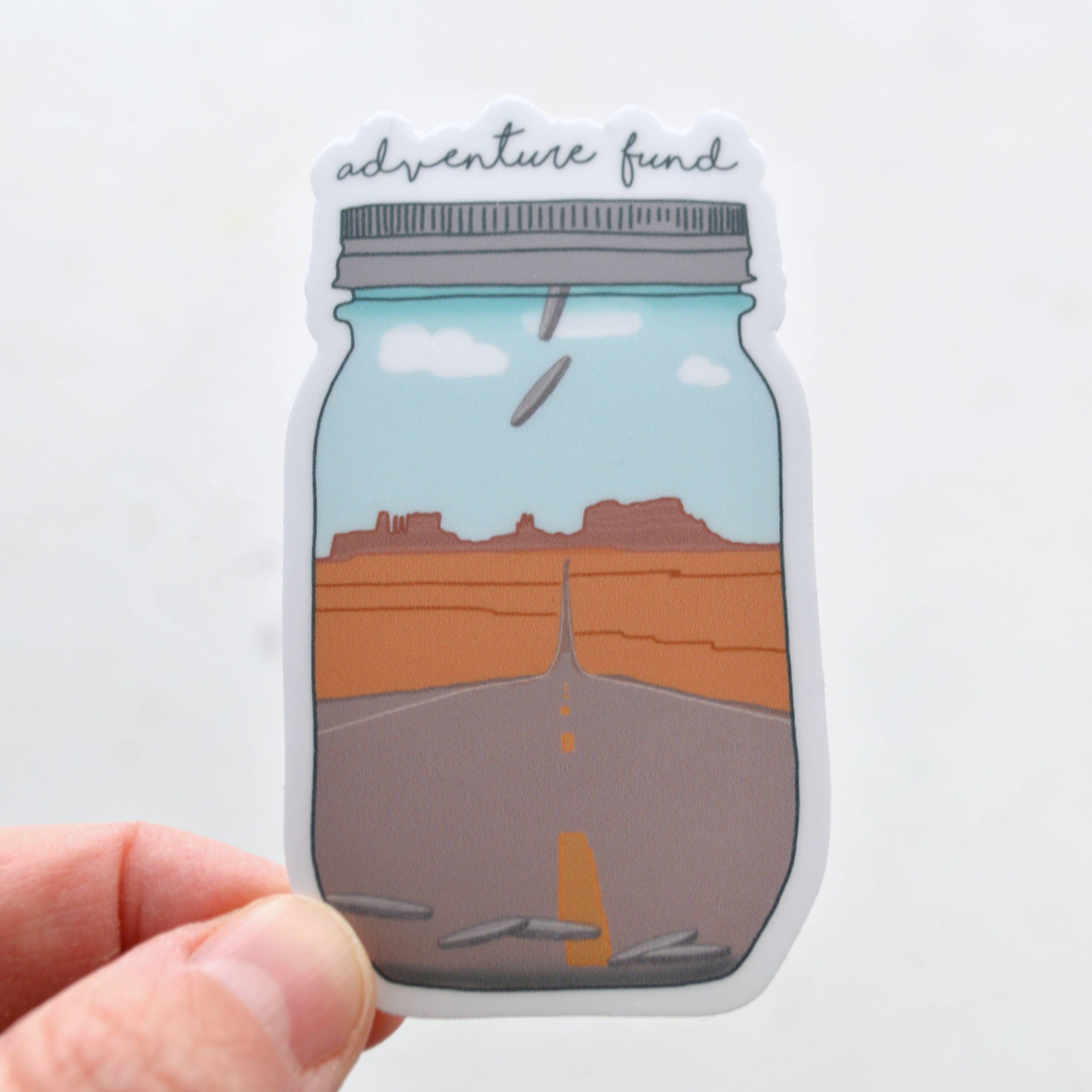 Sticker Adventure Fund Sticker | JoRetro Vintage Market