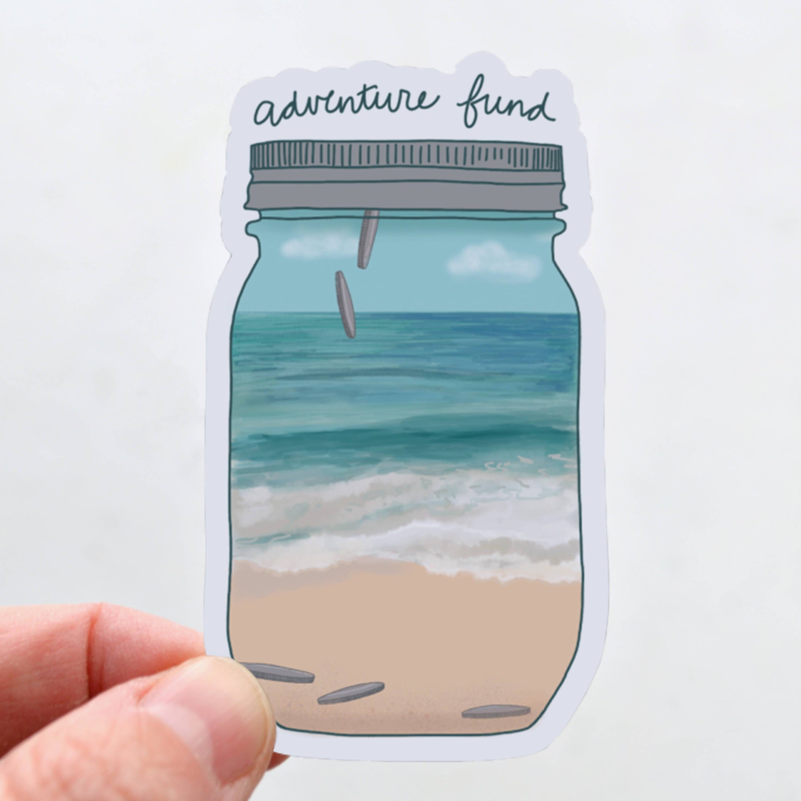 Sticker Adventure Fund Sticker version 2 | JoRetro Vintage Market