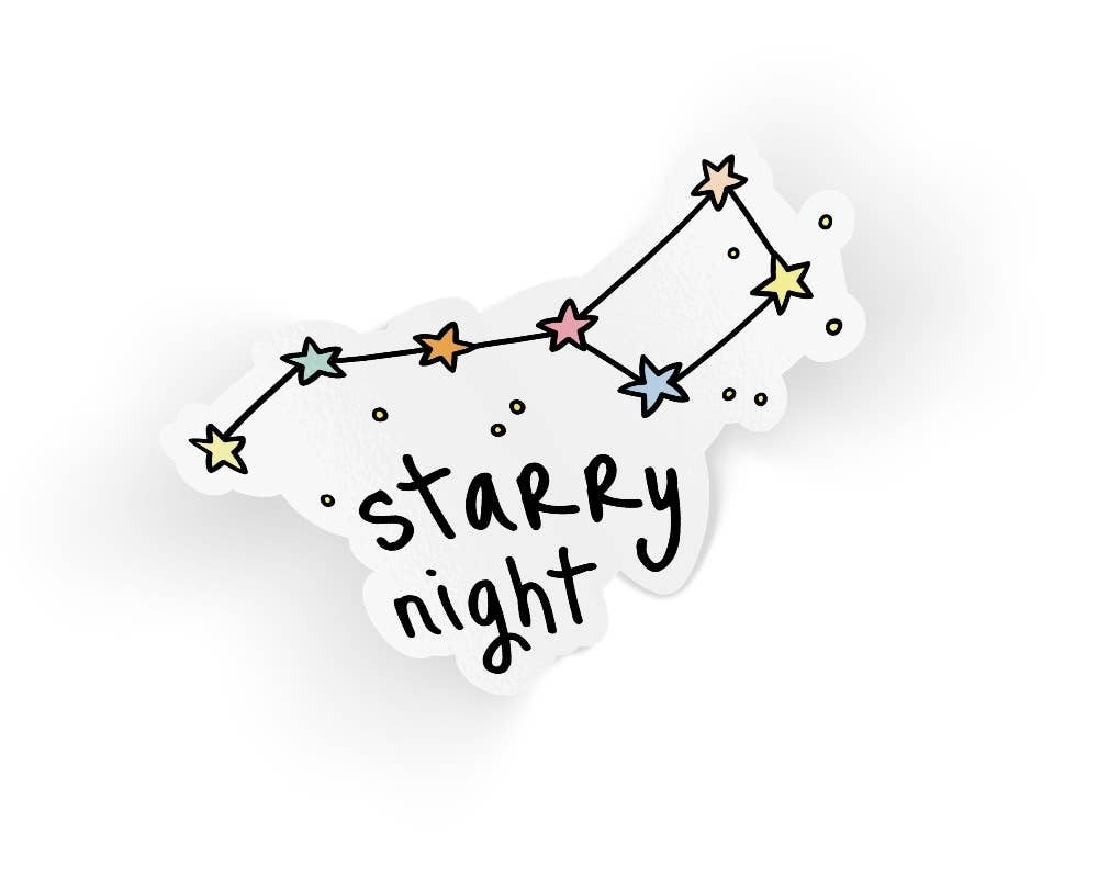 Starry Night Sticker | JoRetro Vintage Market