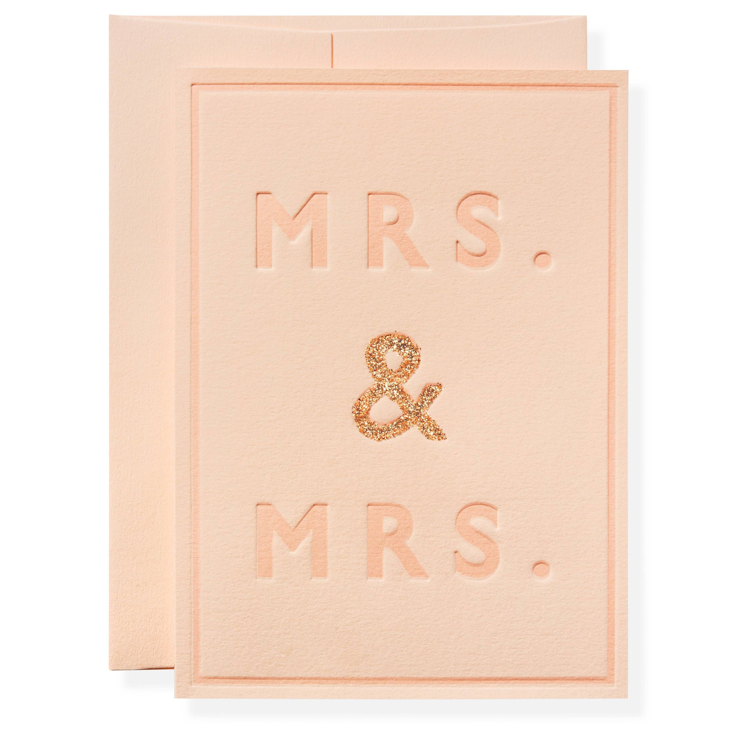 Mrs. and Mrs. Greeting Card | JoRetro Vintage Market