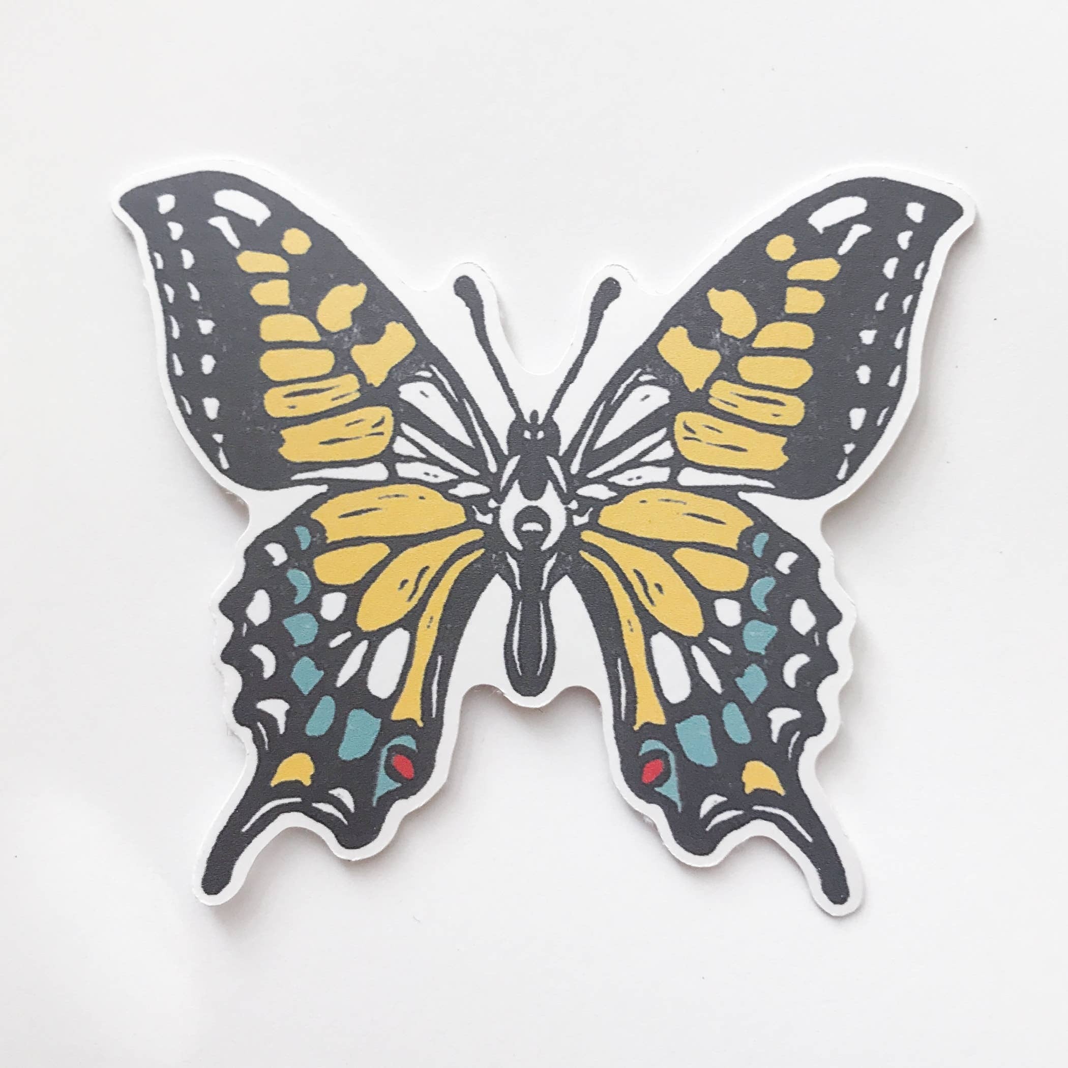 Eastern Tiger Swallowtail Butterfly Paper Sticker | JoRetro Vintage Market