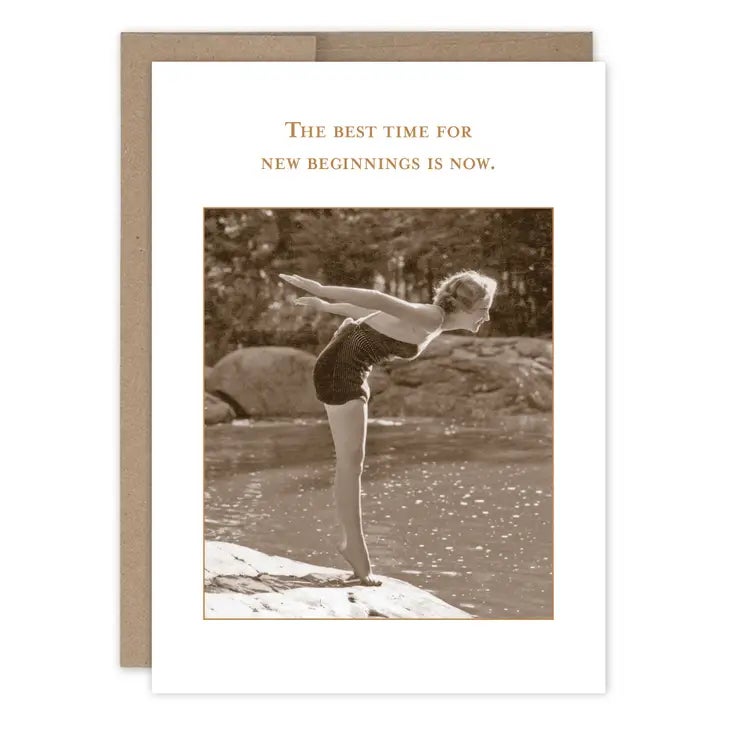 New Beginnings Encouragement Card | JoRetro Vintage Market