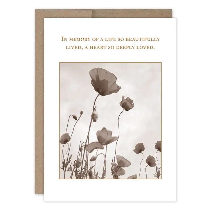 Life Beautifully Lived Sympathy Card | JoRetro Vintage Market Life Beautifully Lived Sympathy Card | JoRetro Vintage Market