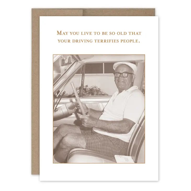 Driving Birthday Card | JoRetro Vintage Market