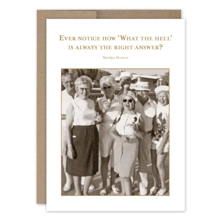 What the Hell Birthday Card | JoRetro Vintage Market