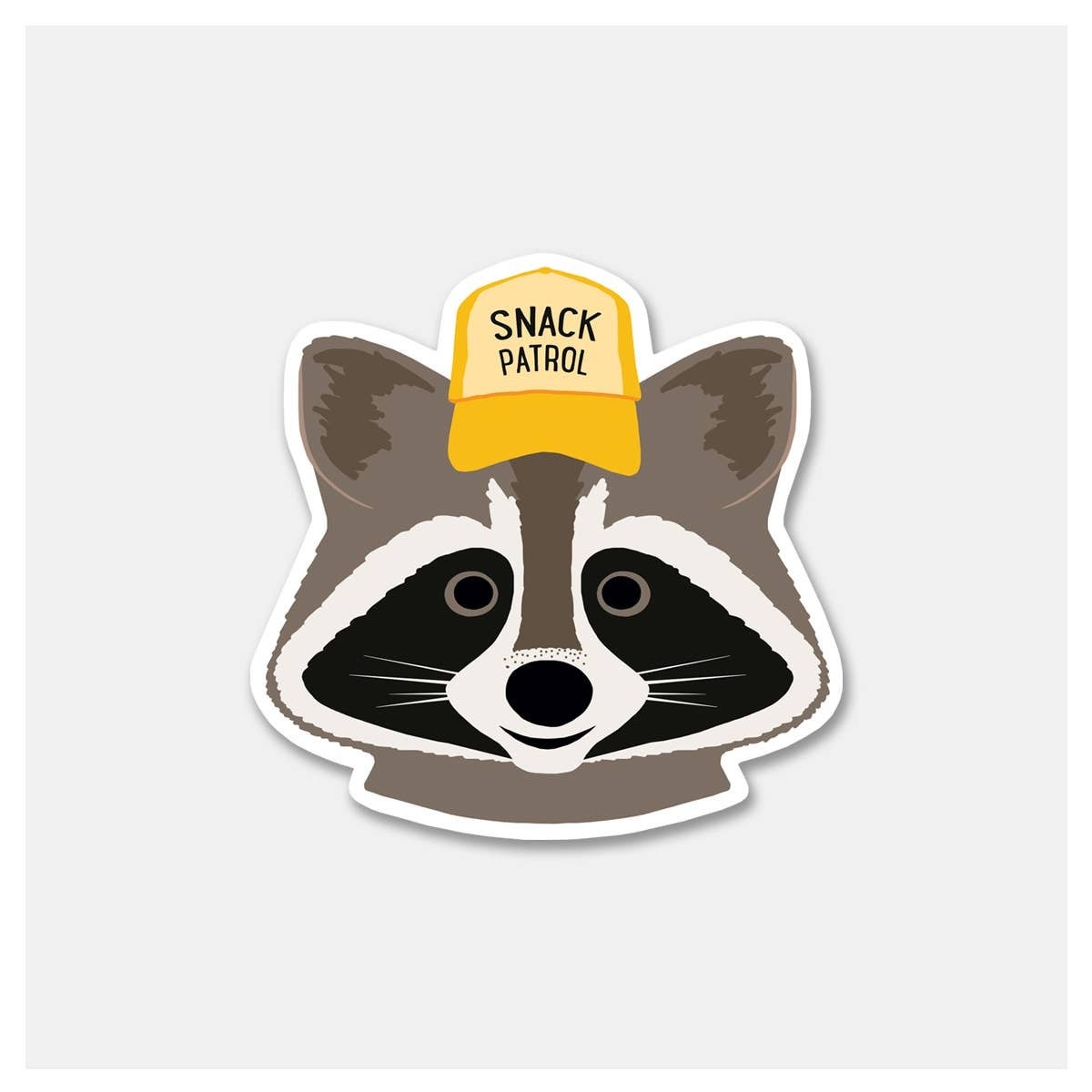 Snack Patrol Raccoon Sticker | JoRetro Vintage Market