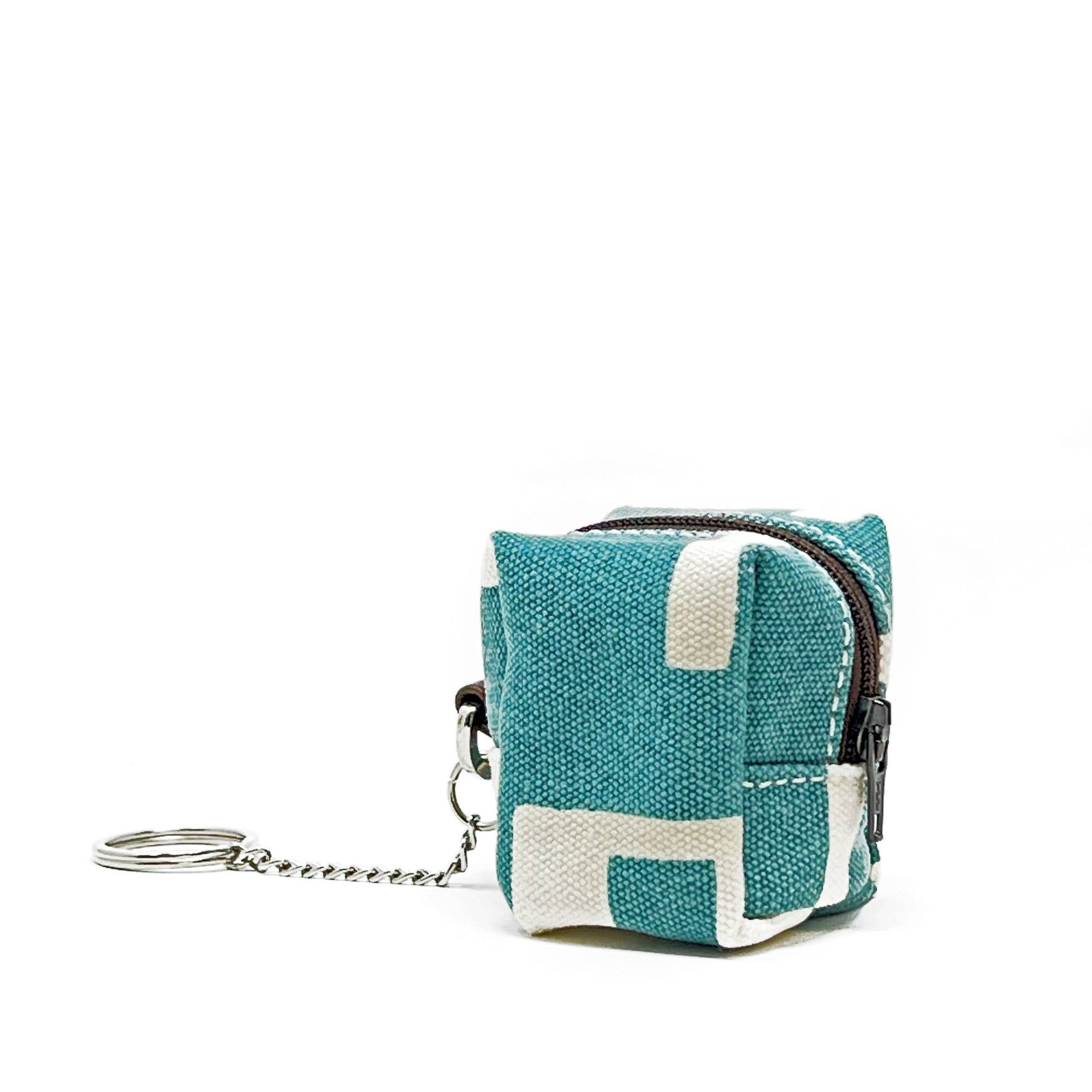 Mini Cube Key Ring, Malibu | JoRetro Vintage Market