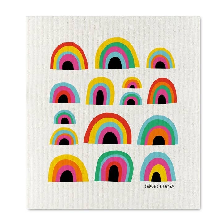 Rainbow Swedish Dishcloth | JoRetro Vintage Market