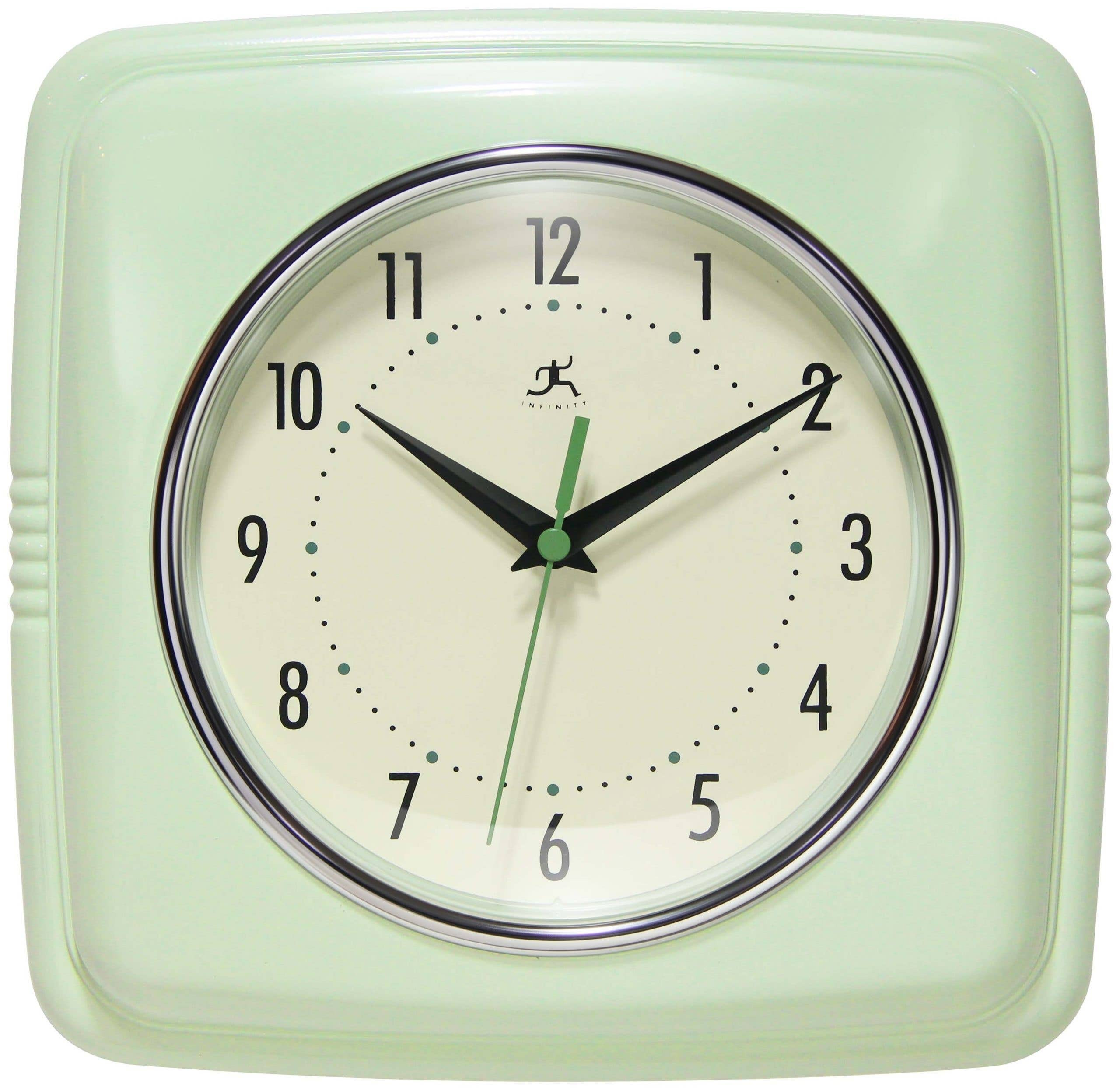 Retro Square Wall Clock Meadow Mist | JoRetro Vintage Market